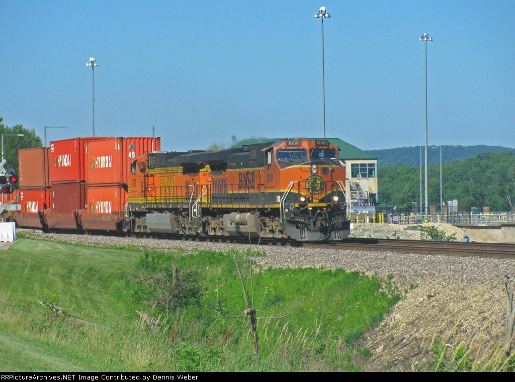BNSF 1038, BNSF's Aurora Sub.